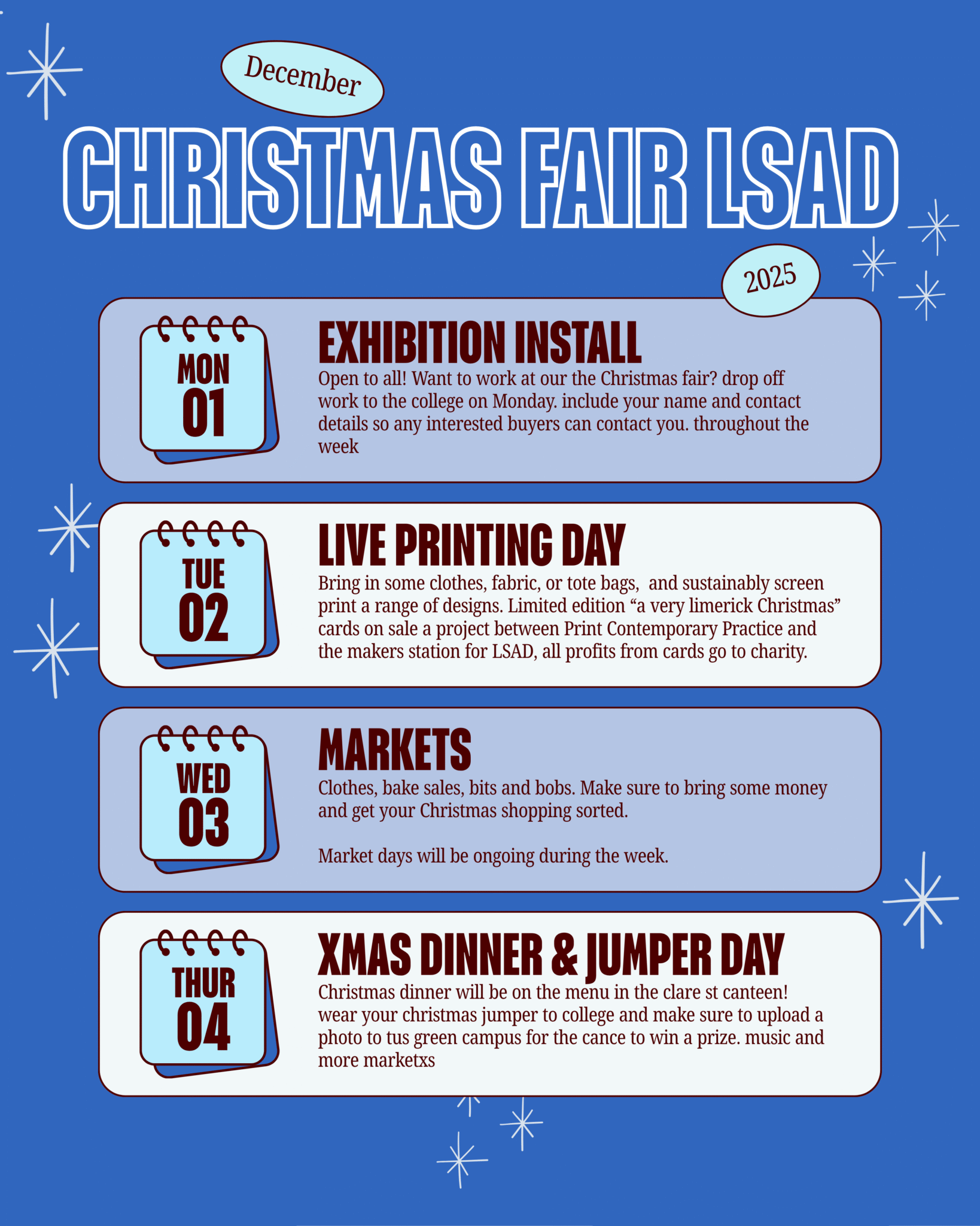 Christmas Fair LSAD – Tussu